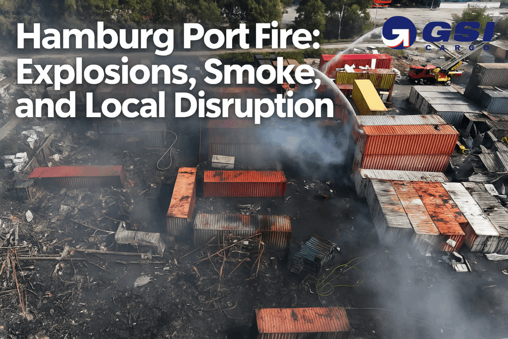 Hamburg Port Fire: Explosions, Smoke & Disruption